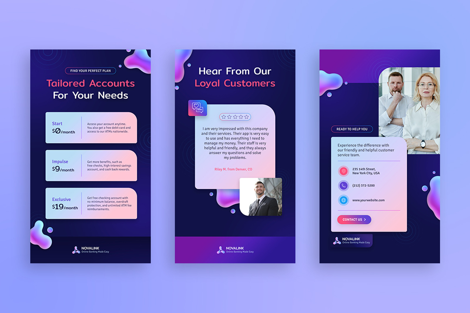 Banking and Finance Story Templates #447003 - TemplateMonster