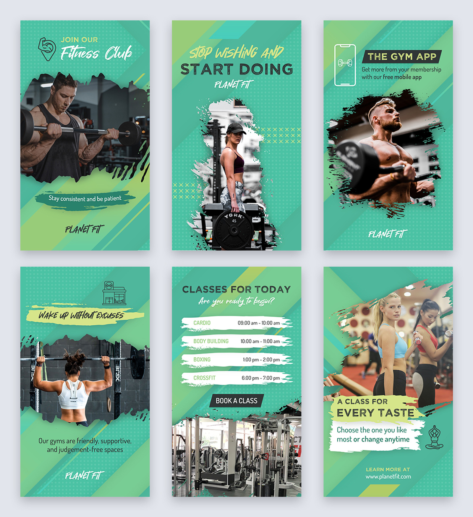 Instagram Stories - Fitness and Gym #336771 - TemplateMonster