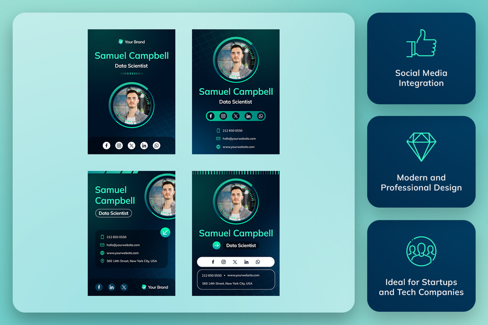 Email Signature - Cybersecurity #452510 - TemplateMonster