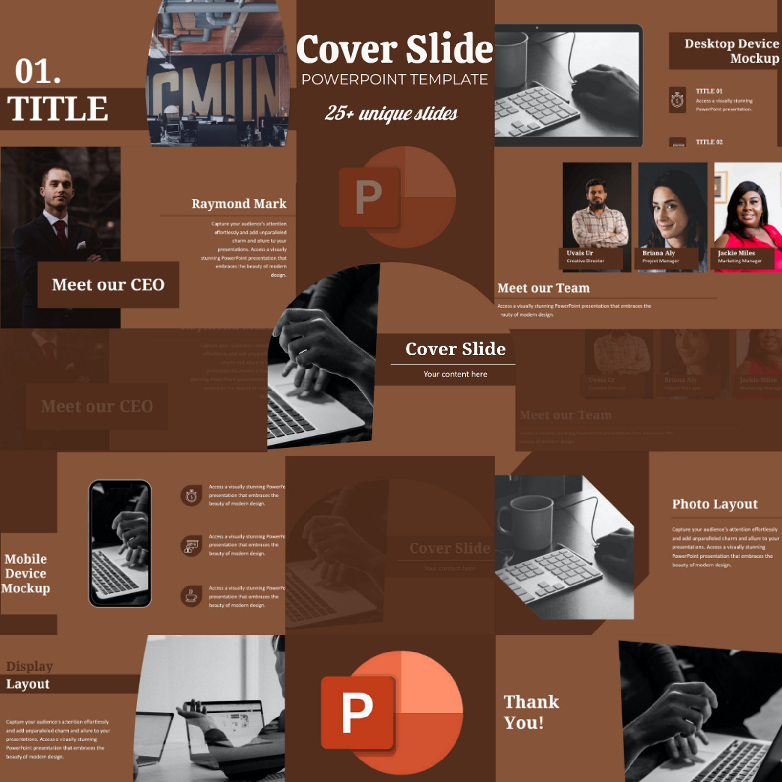 Cover Slide PowerPoint Template #341092 - TemplateMonster