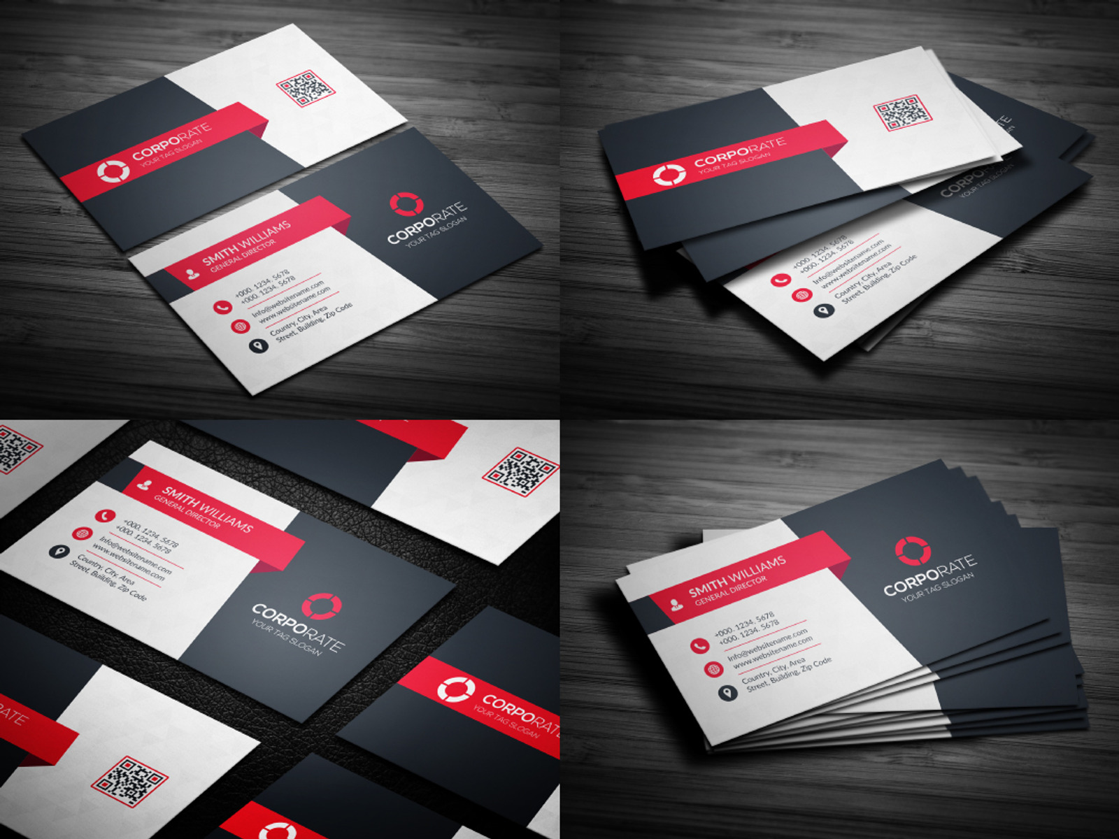 Modern and Creative Business Card Design - Corporate Identity Template ...