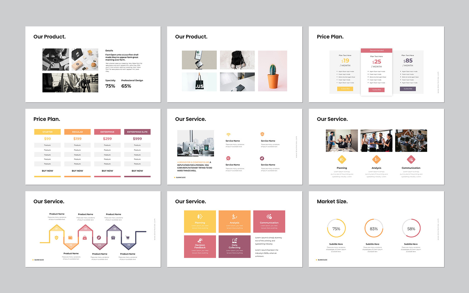 Zara PowerPoint Presentation Template - TemplateMonster