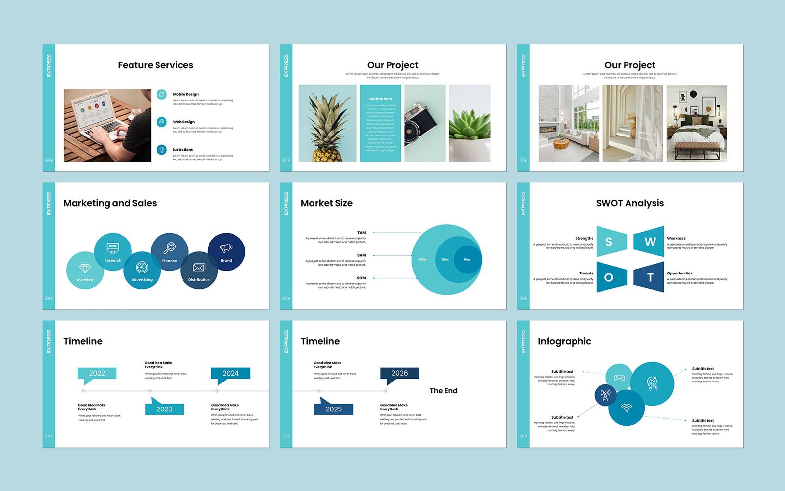 Pitch-Deck Presentation PowerPoint Layout - TemplateMonster