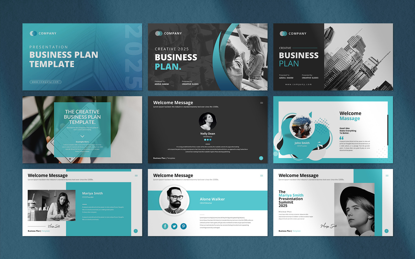 Best Business-Plan PowerPoint Template - TemplateMonster