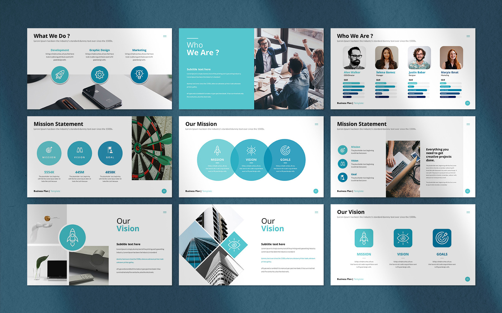 Best Business-Plan PowerPoint Template - TemplateMonster