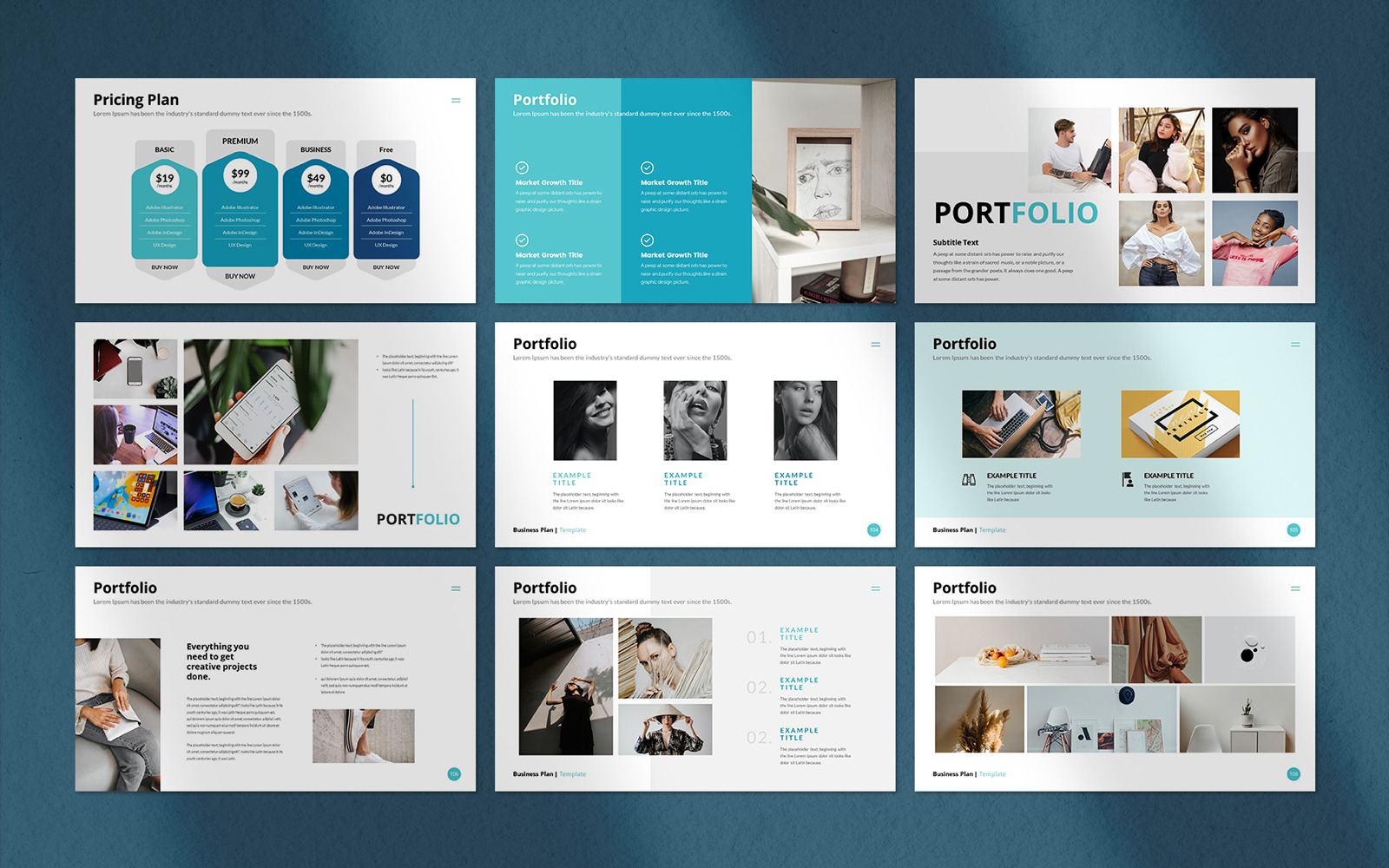 Best Business-Plan PowerPoint Template - TemplateMonster