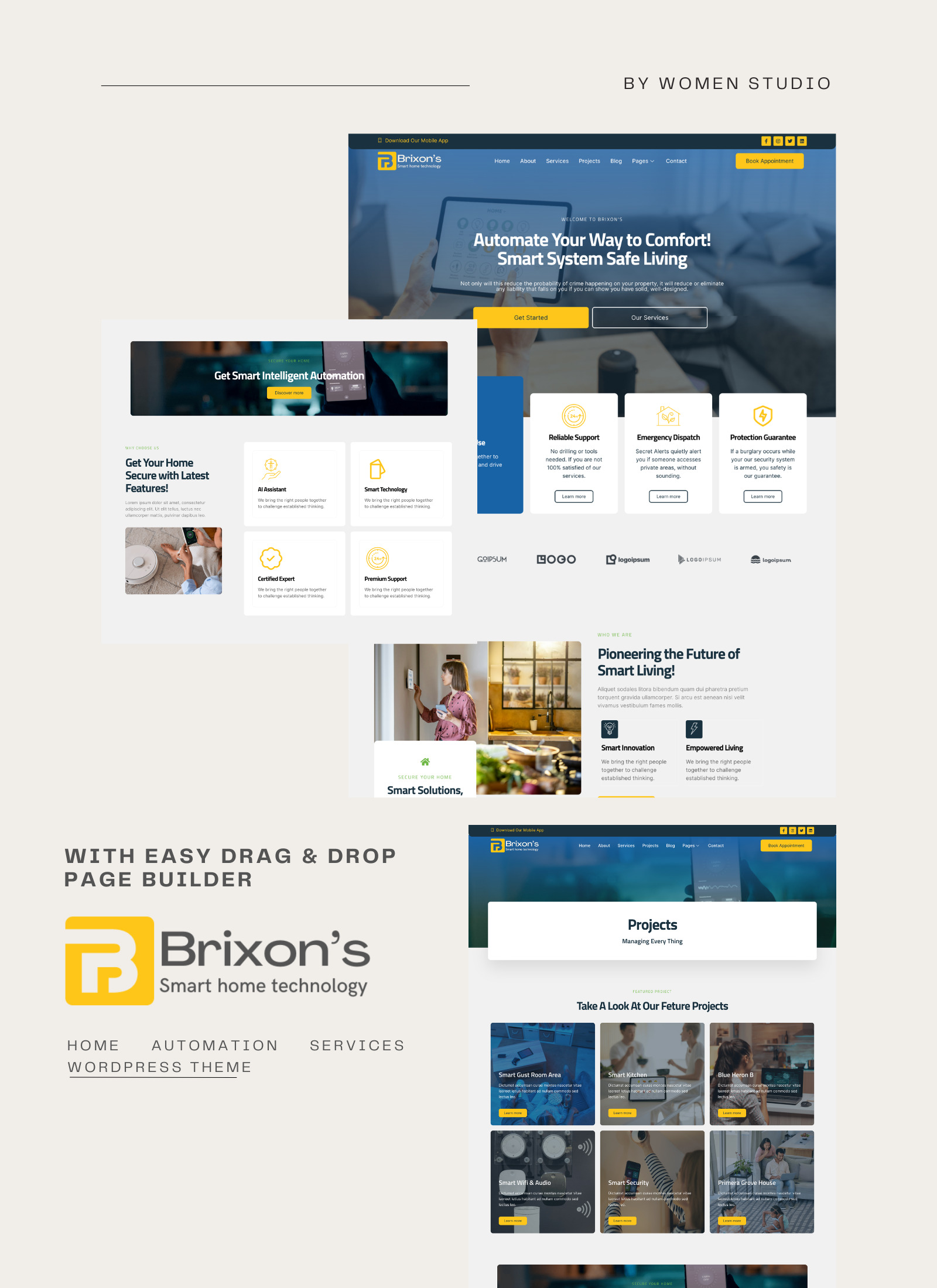 Brixon - Home Automation & Security Services WordPress Theme