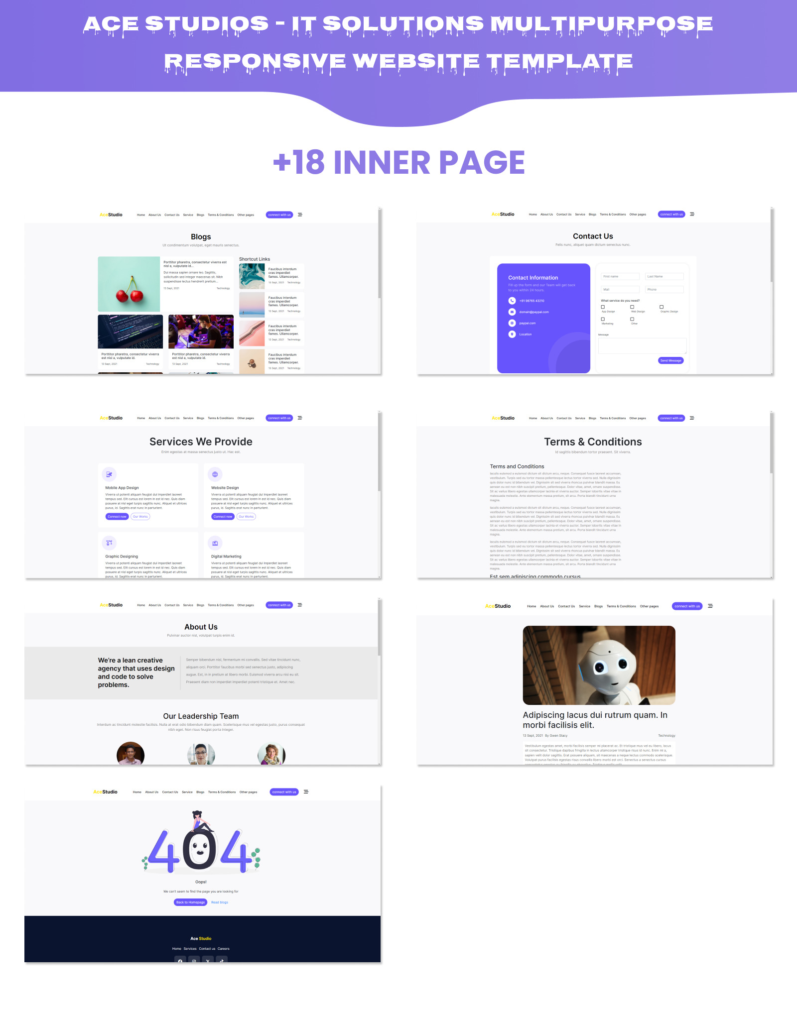 Ace Studios - Business Services Company & IT Solutions Multipurpose ...
