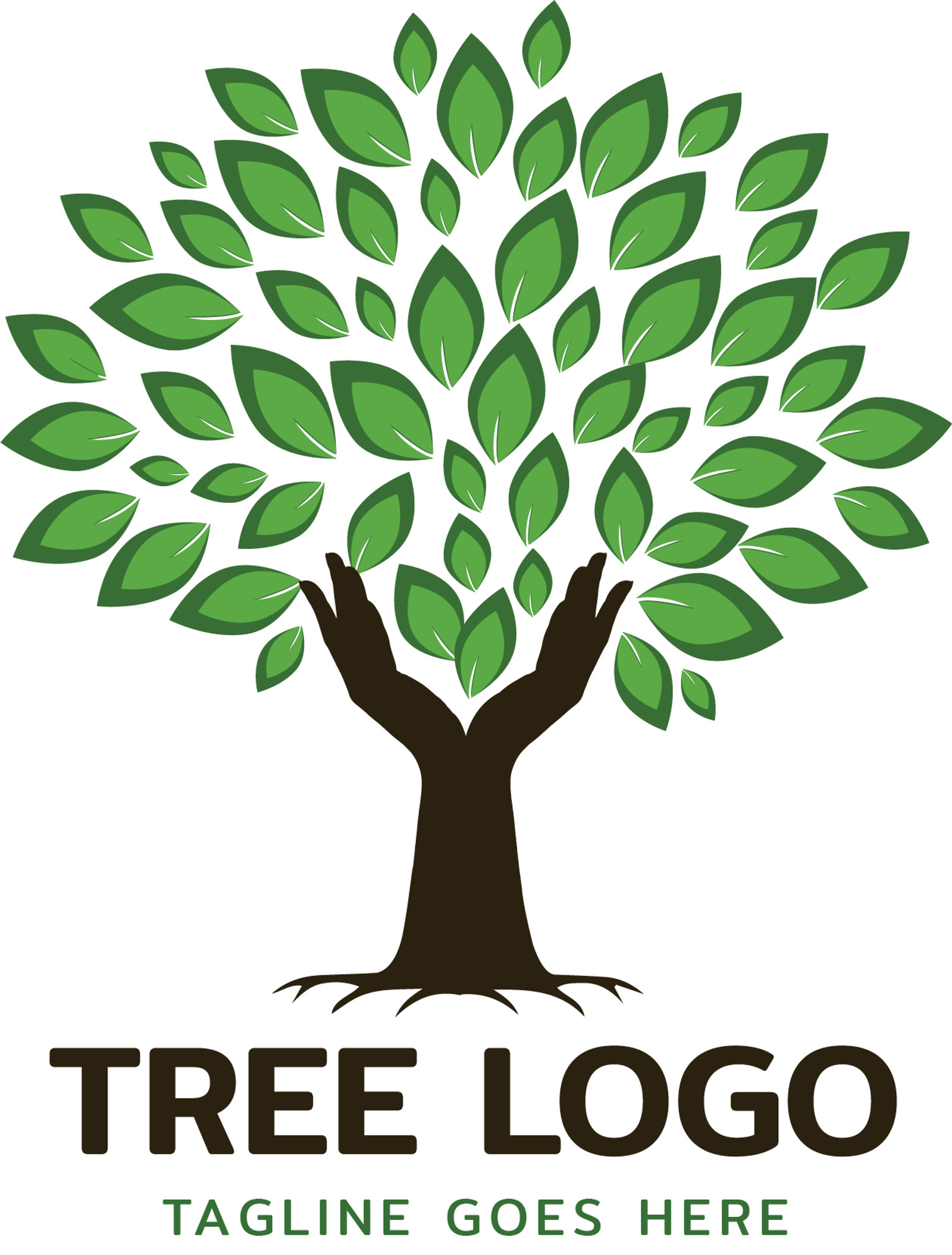 Attractive and Minimal Tree Logo Design Template