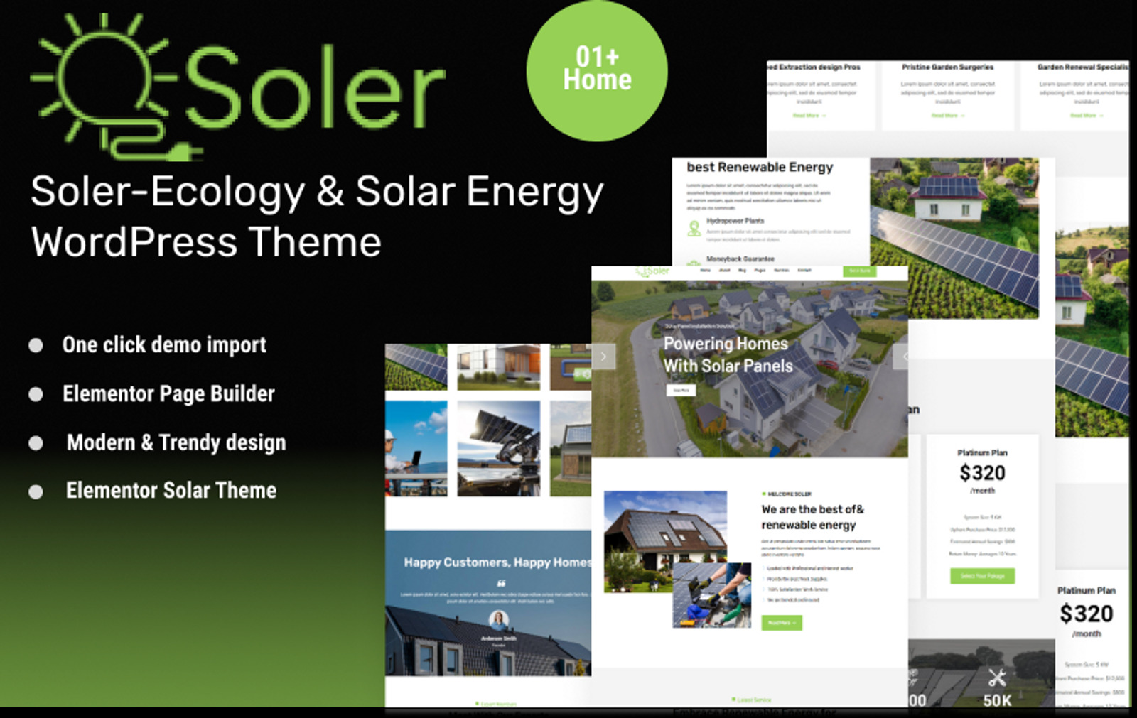 Soler-Ecology & Solar Energy WordPress Theme