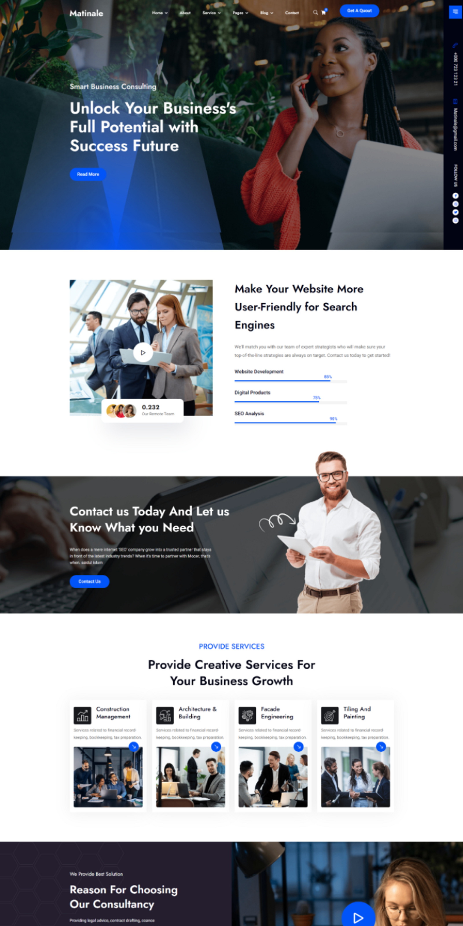 Matinale-Creative Agency HTML5 Template - TemplateMonster