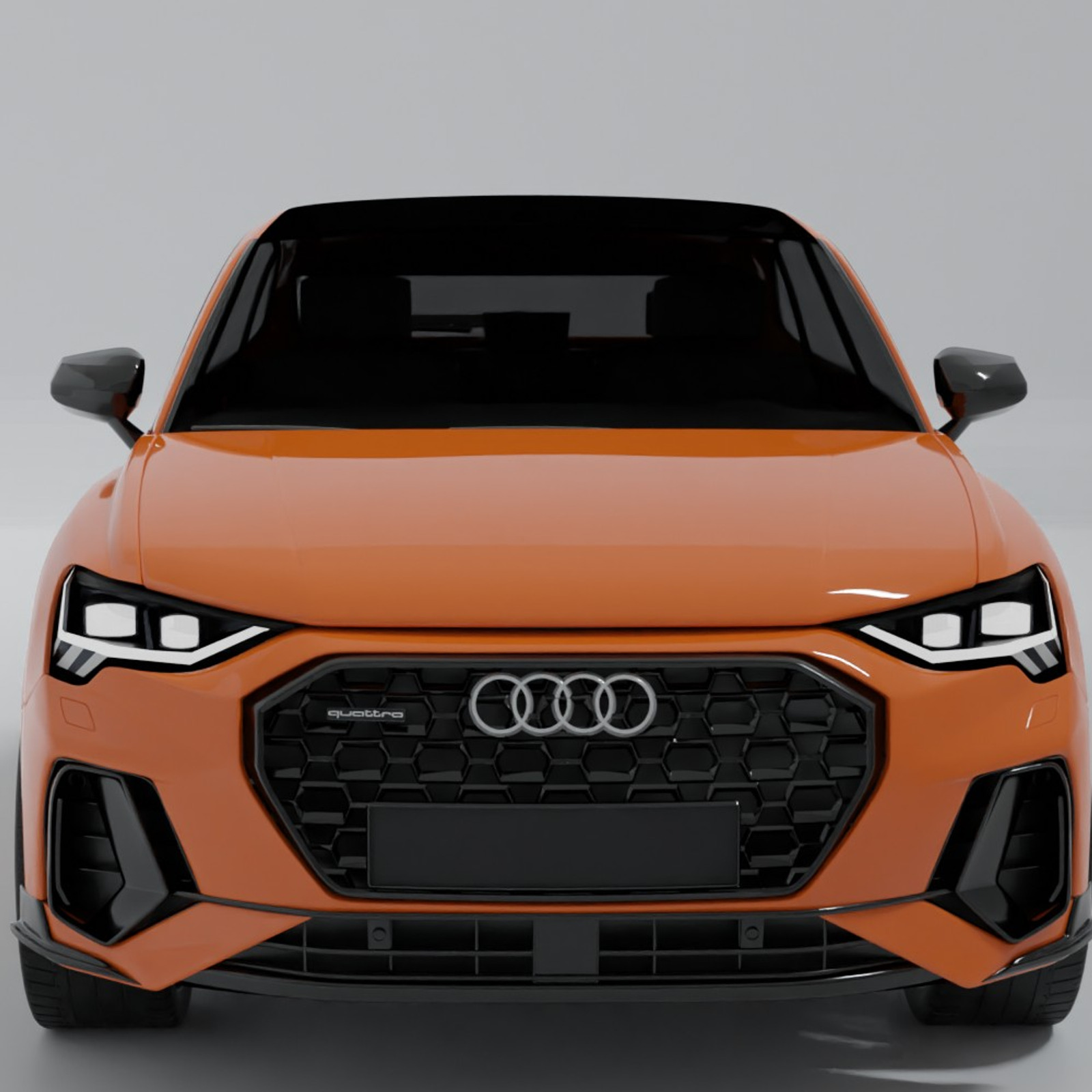 Urban vehicle audi Q3 obj file ready for projects.