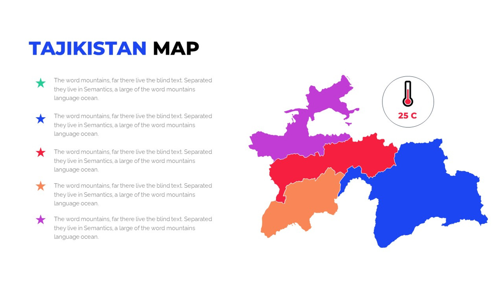 World Map Editable PowerPoint Template - TemplateMonster