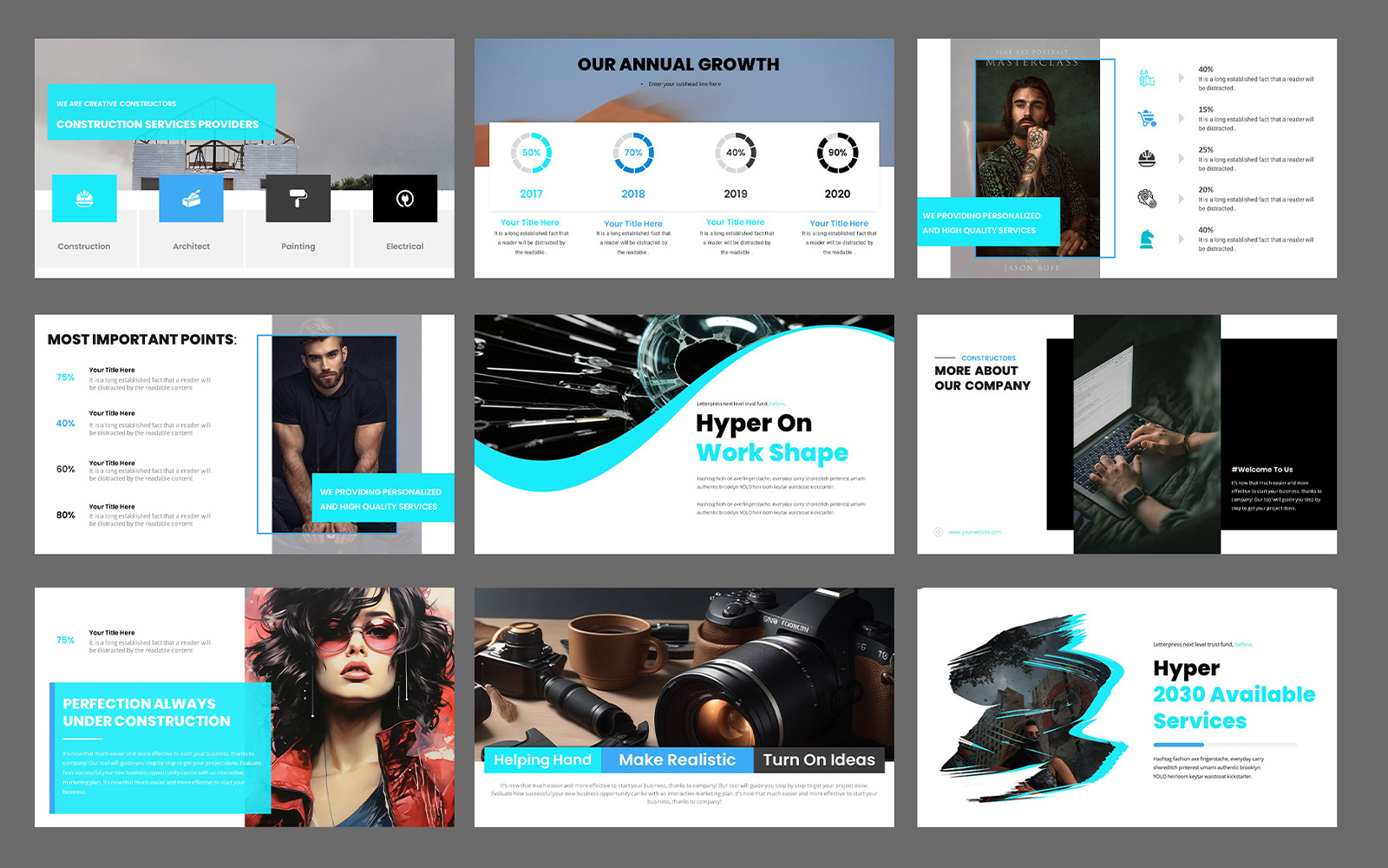 Hyper Animated Quick PowerPoint Presentation Template