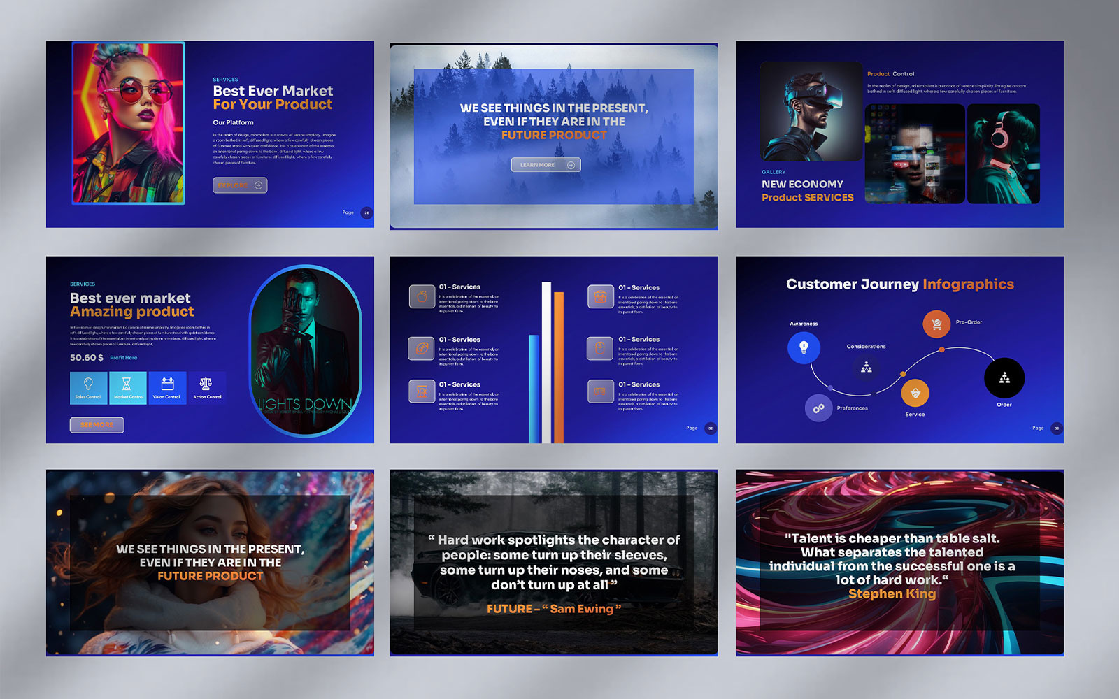 Product Monster PowerPoint Presentation Template