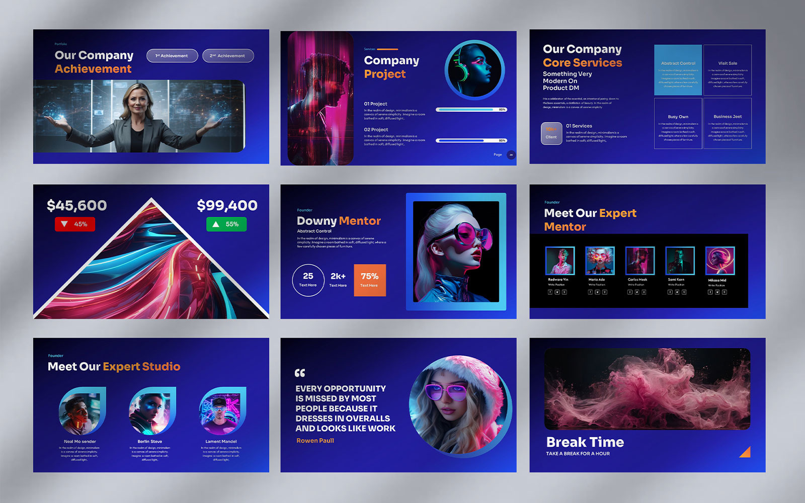 Product Monster PowerPoint Presentation Template