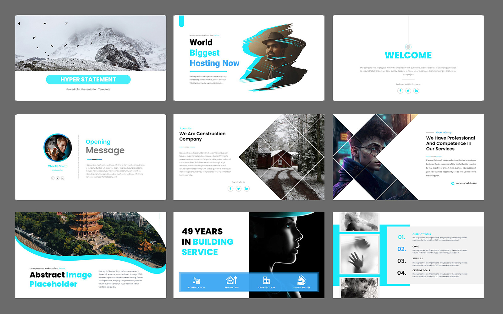 Hyper Animated Quick PowerPoint Presentation Template
