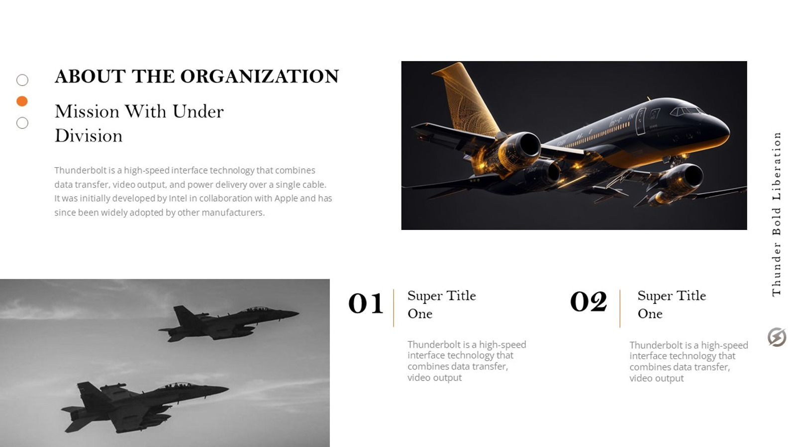 Thunder-Bold PowerPoint Presentation Template