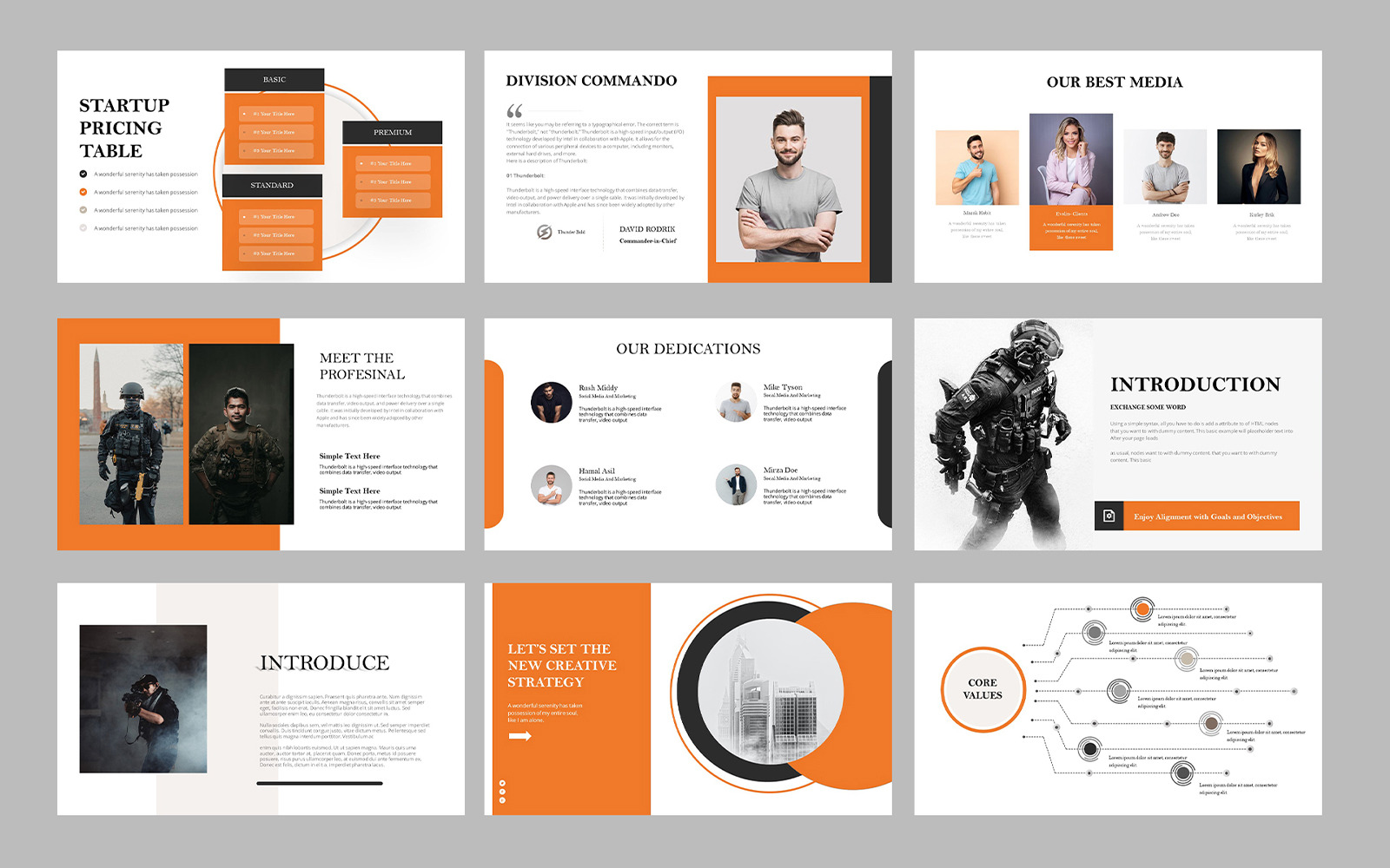 Thunder-Bold PowerPoint Presentation Template