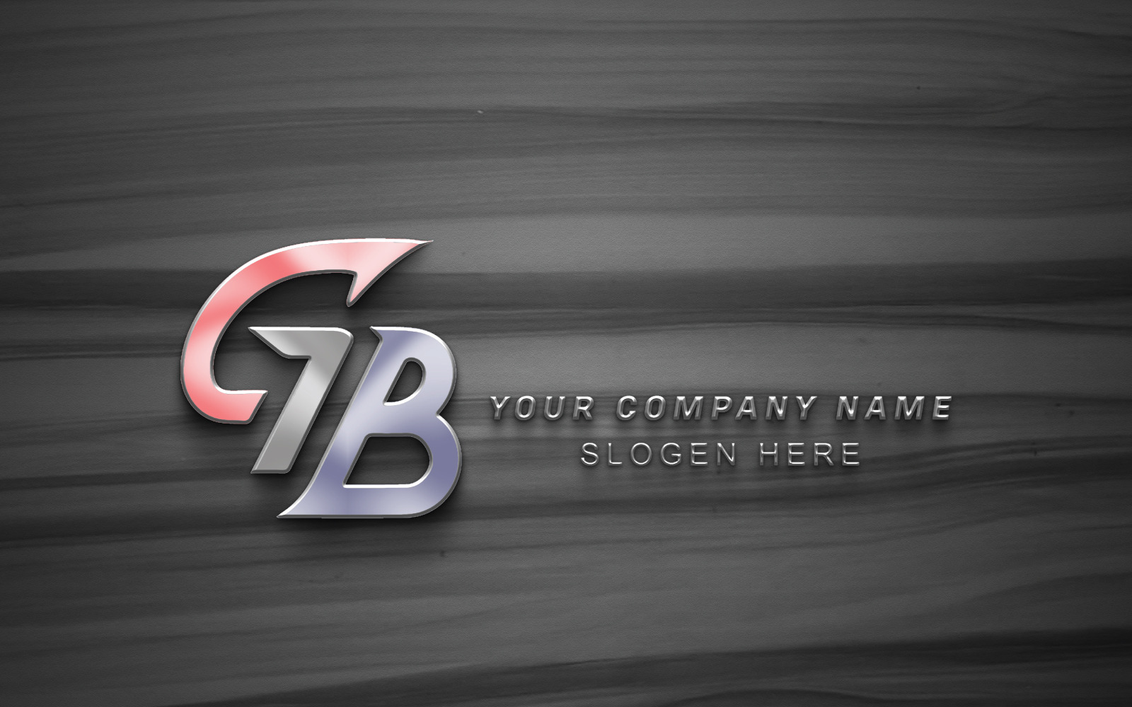 GB Text Logo Design Template #361812 - TemplateMonster