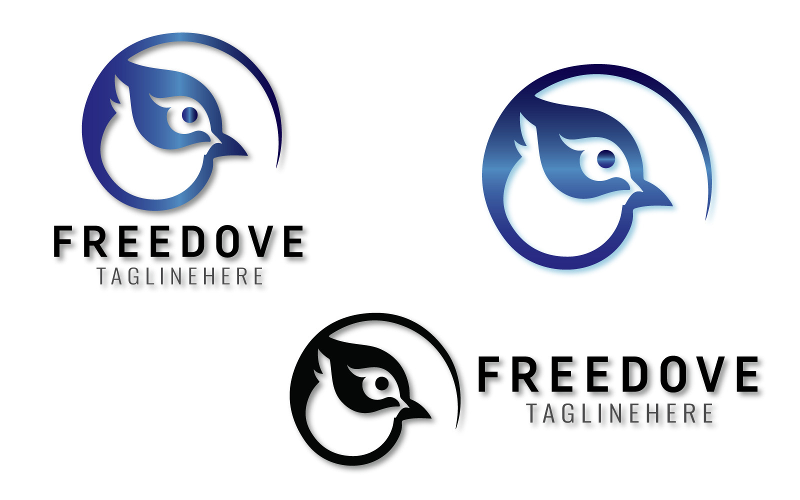 Free Dove Logo Design Template #362651 - TemplateMonster