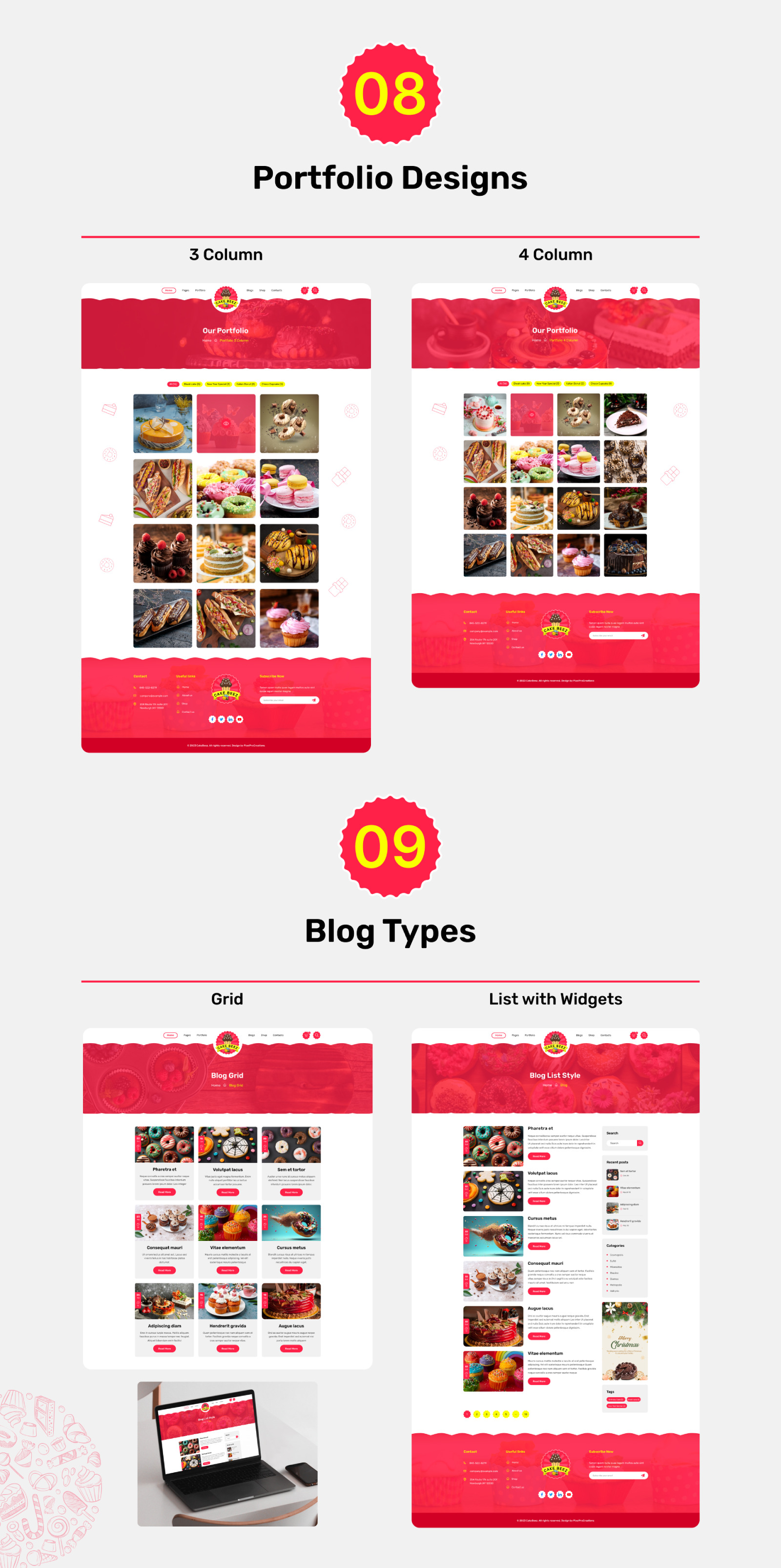 Cake Beez: Sweeten Your Brand with this Figma Bakery Template