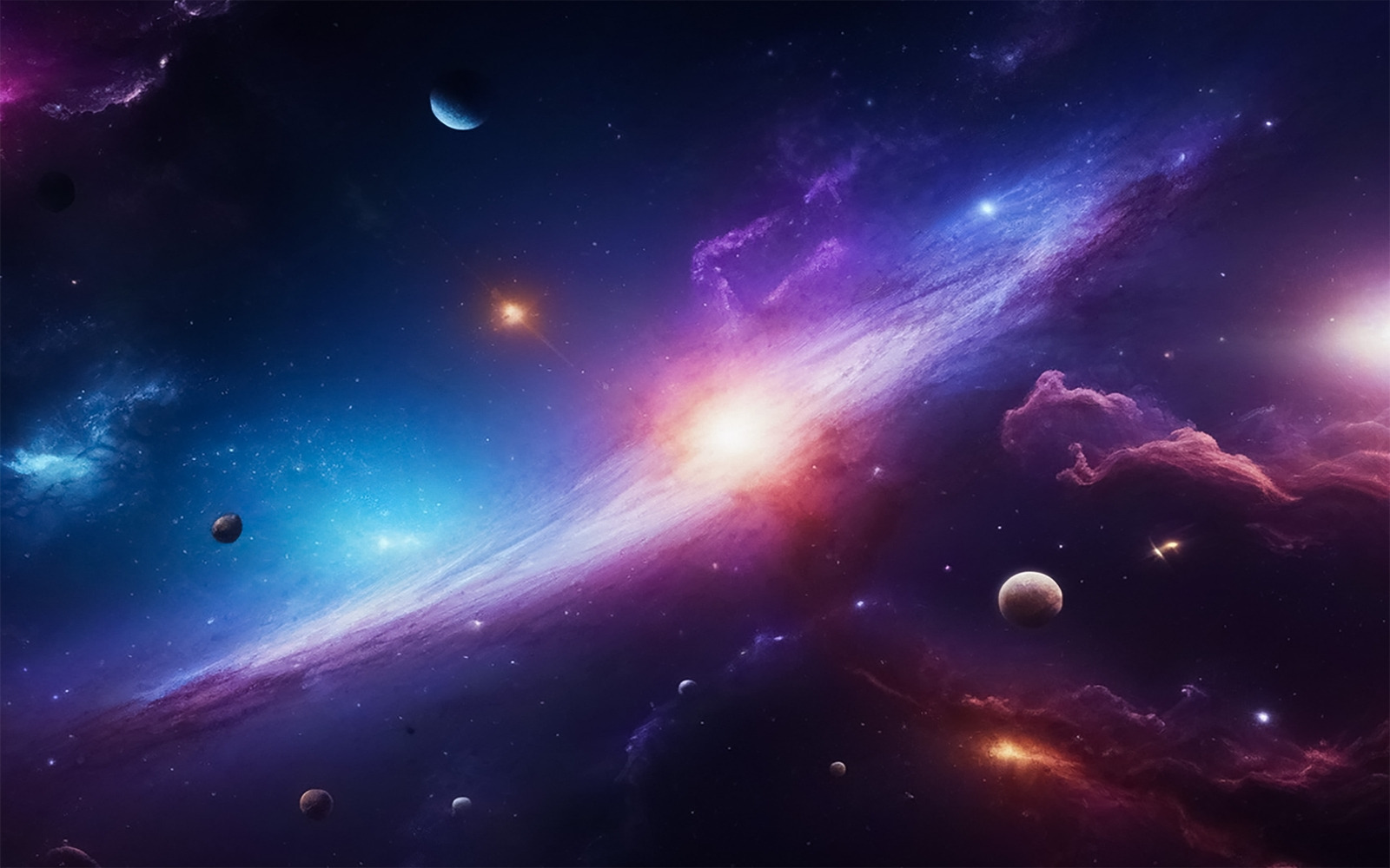 Collection Of 12 Space Galaxy Background High Quality Template