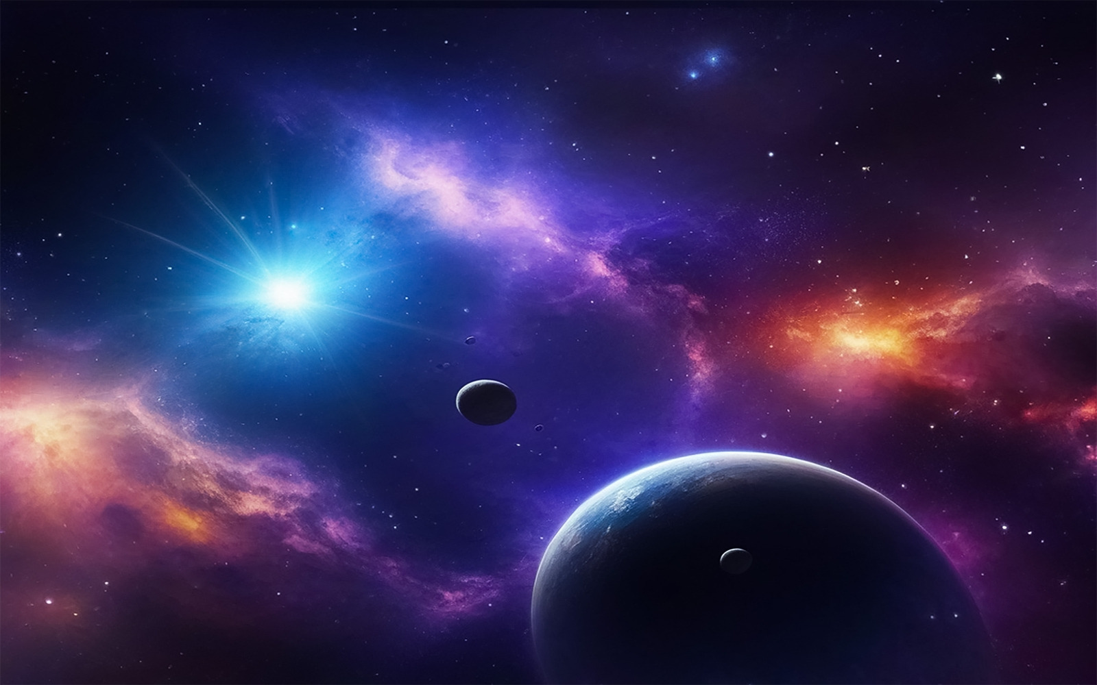 Collection Of 12 Space Galaxy Background High Quality Template