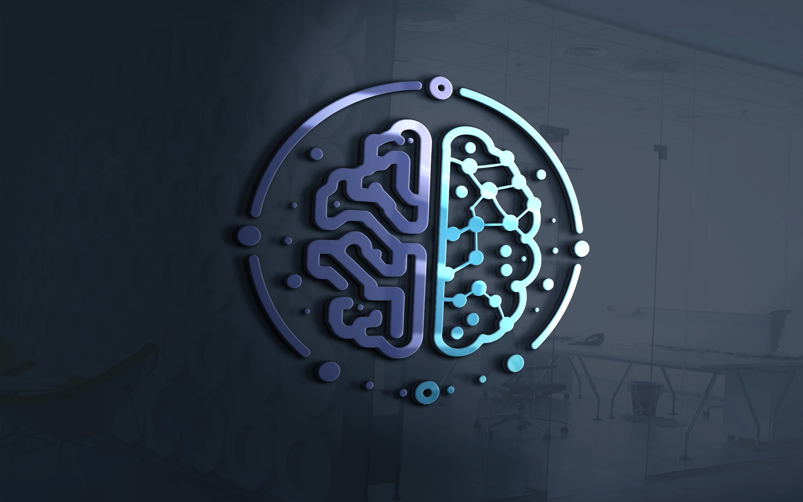 Digital Brain Ai Logo Template Vector - TemplateMonster