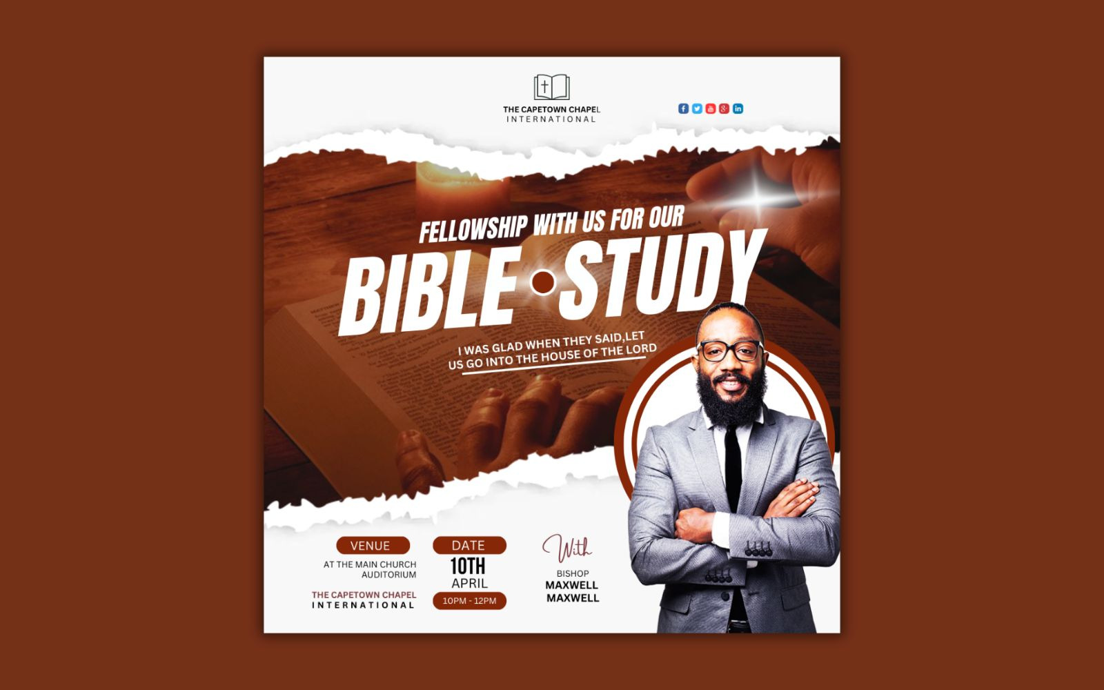 Bible Study Canva Template #398311 - TemplateMonster
