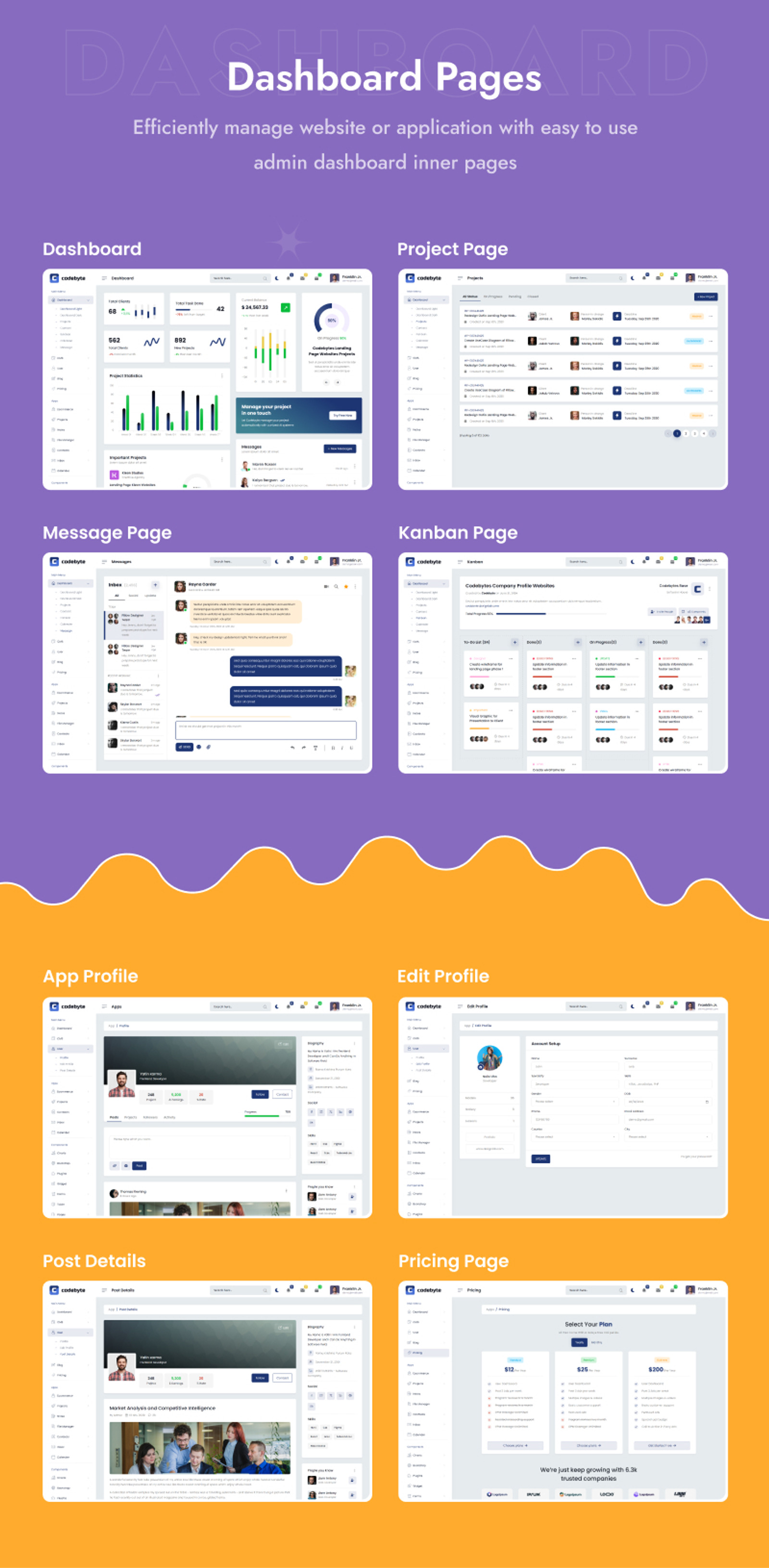 CodeByte – Saas Admin Dashboard Bootstrap Template