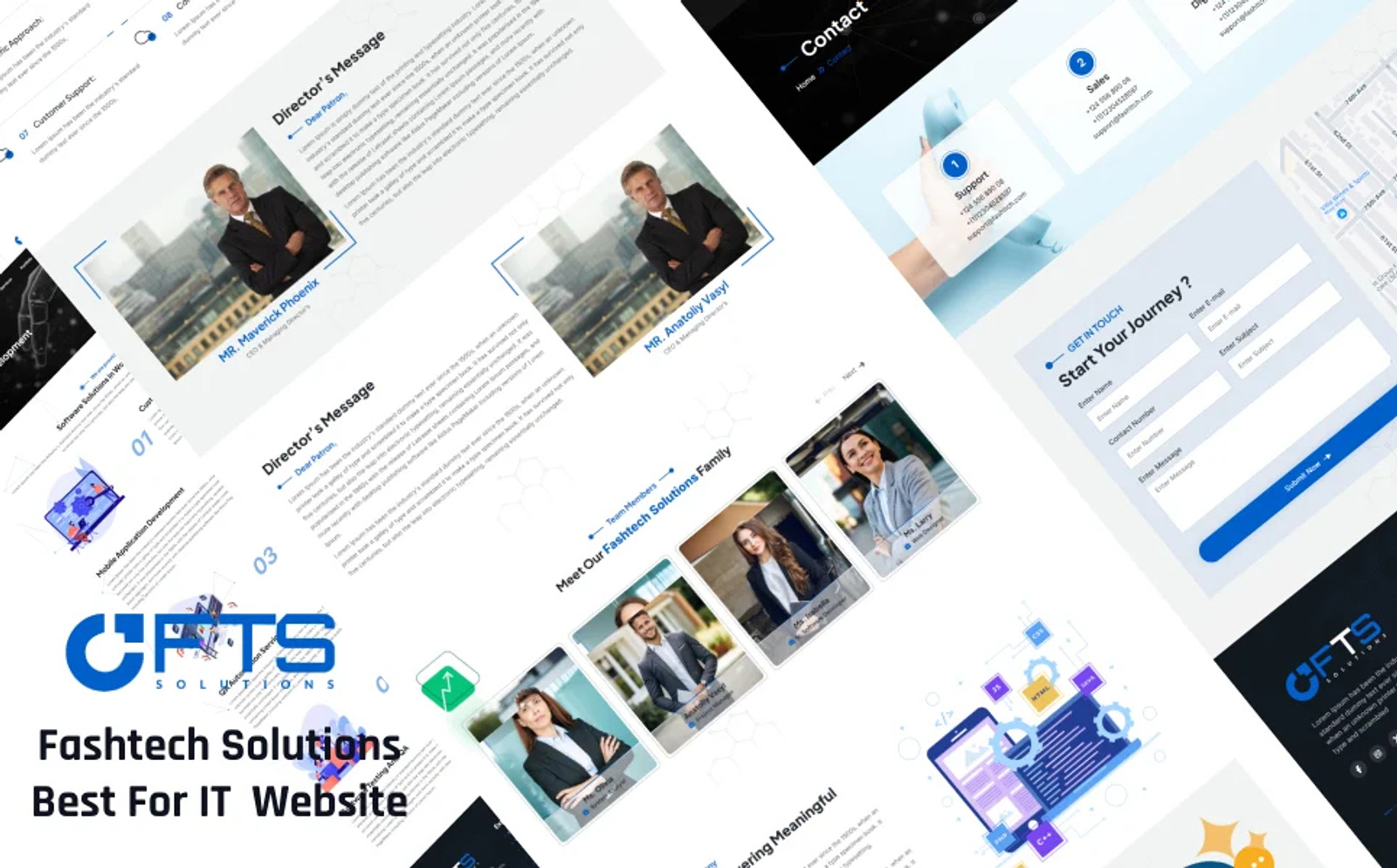Fashtech IT Solutions HTML Template #472519 - TemplateMonster