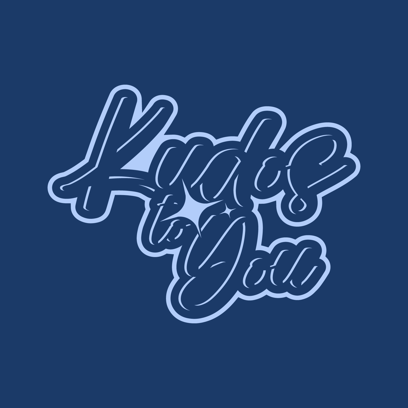 Kudos to you hand lettering script typography vector for motivation and ...