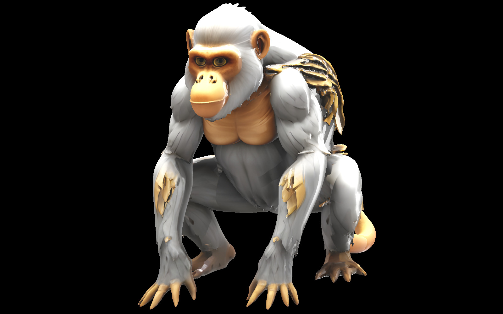 Mighty Ape Warriors Collection 3D Model - TemplateMonster