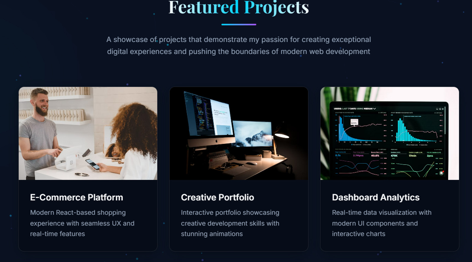 Visionary Portfolio - Modern Glass Morphism React Template