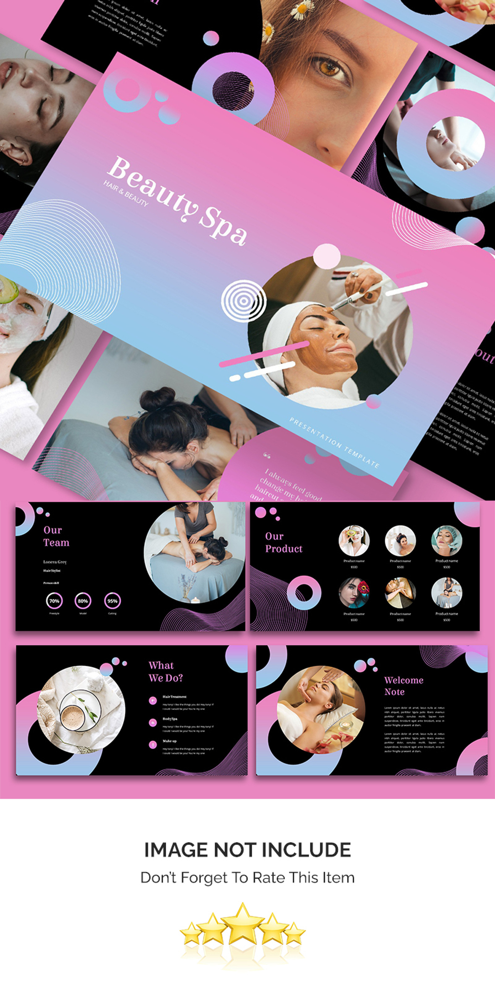 Plantilla de PowerPoint Bella Belleza Spa - TemplateMonster