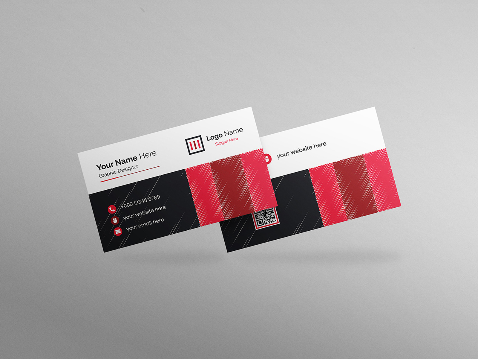 Business Card Design Template canva #270483 - TemplateMonster