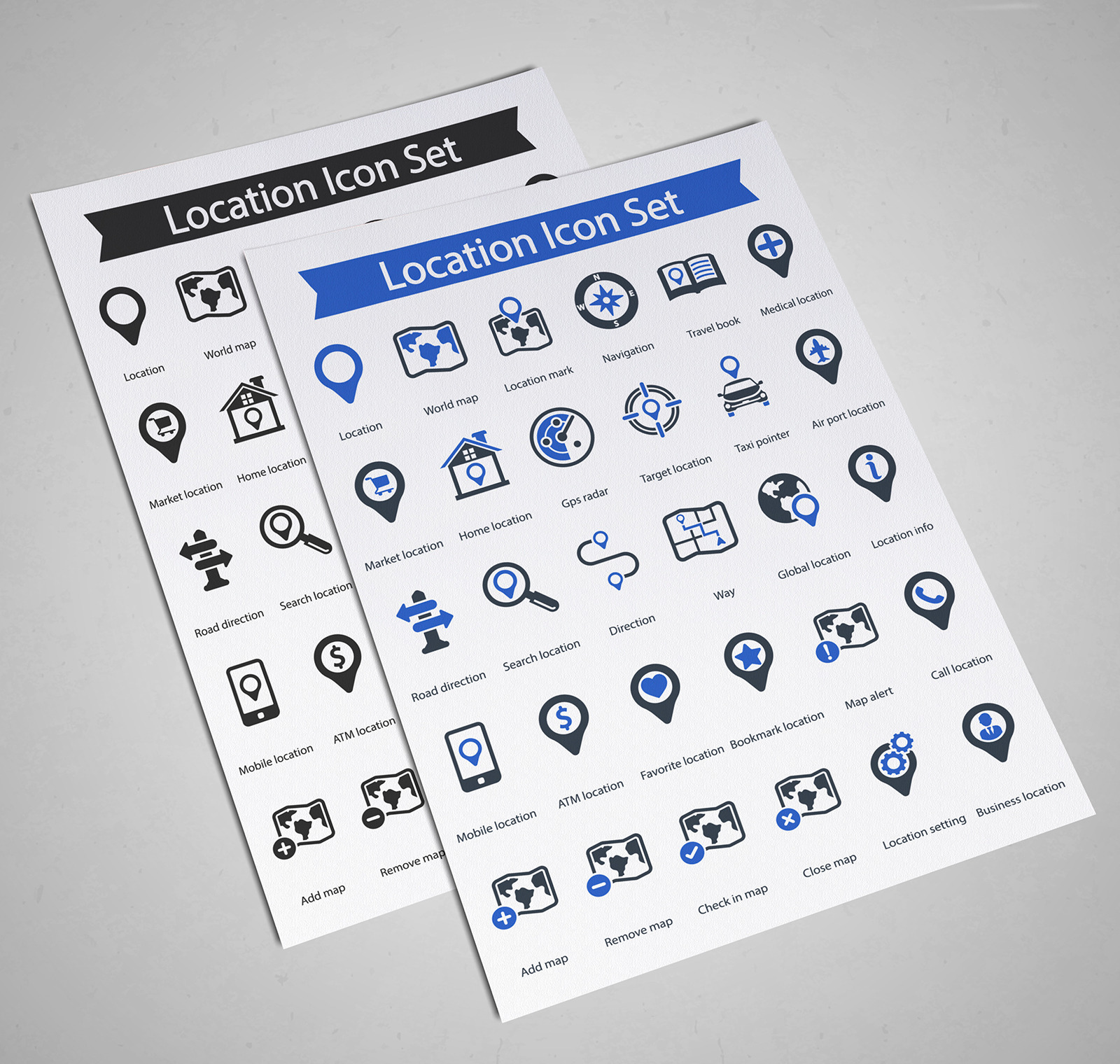 Location Iconset template #179274 - TemplateMonster