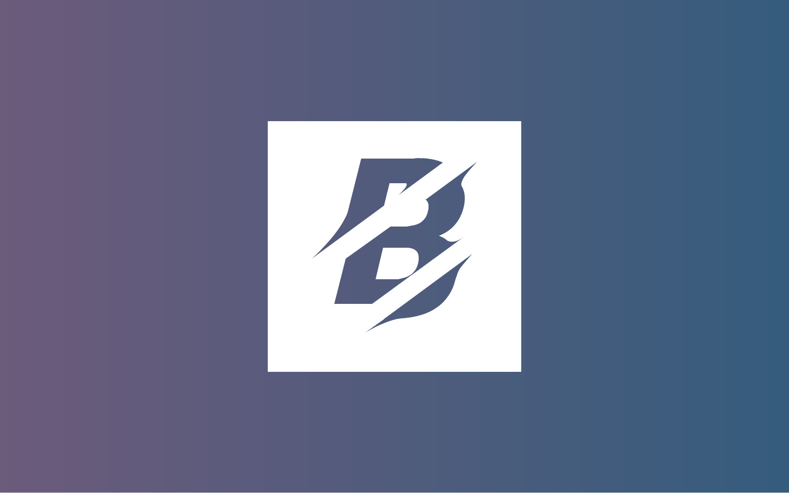 Stylish B Logo Template #173276 - TemplateMonster