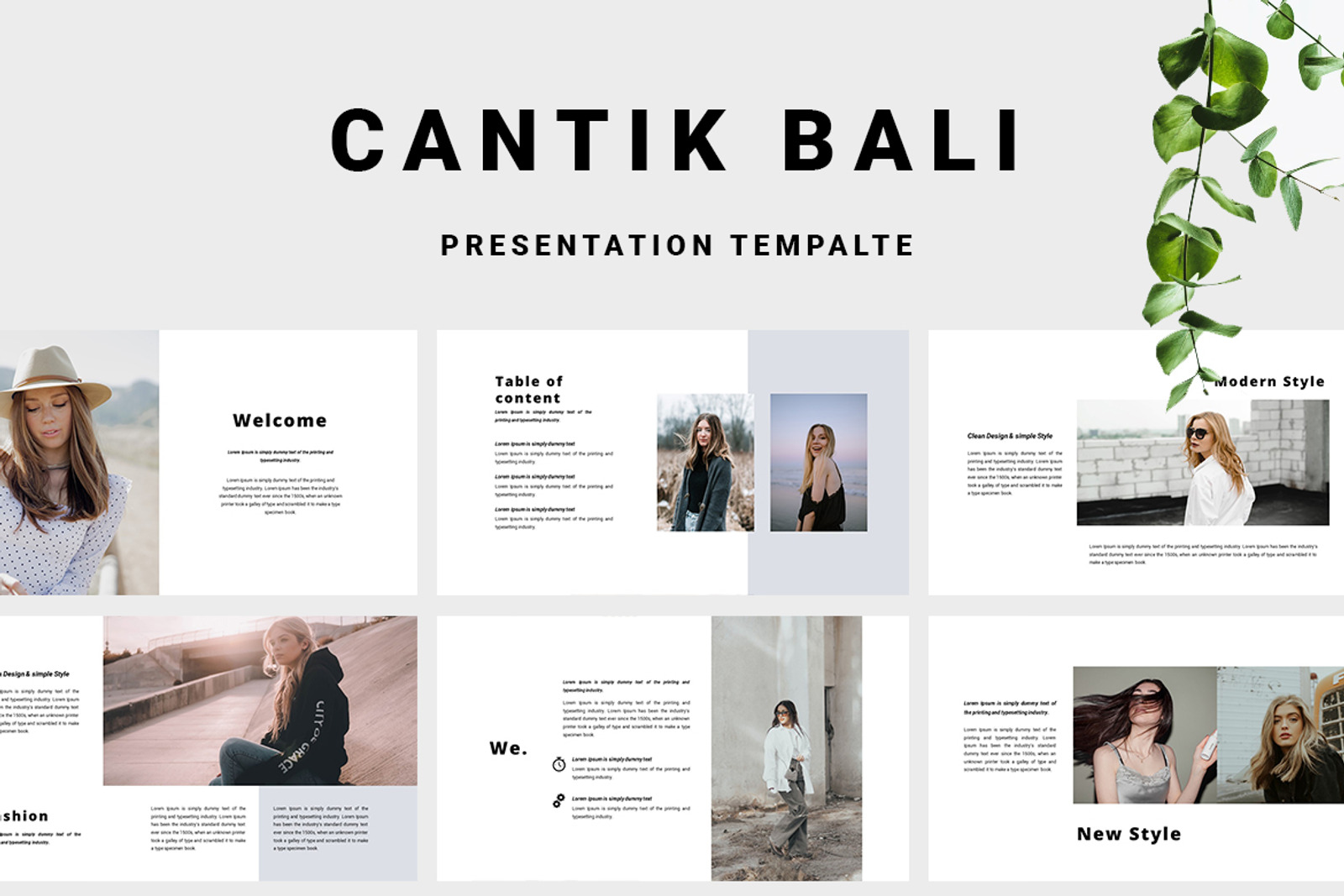 Cantik Bali - Power Point Tempalte #197704 - TemplateMonster