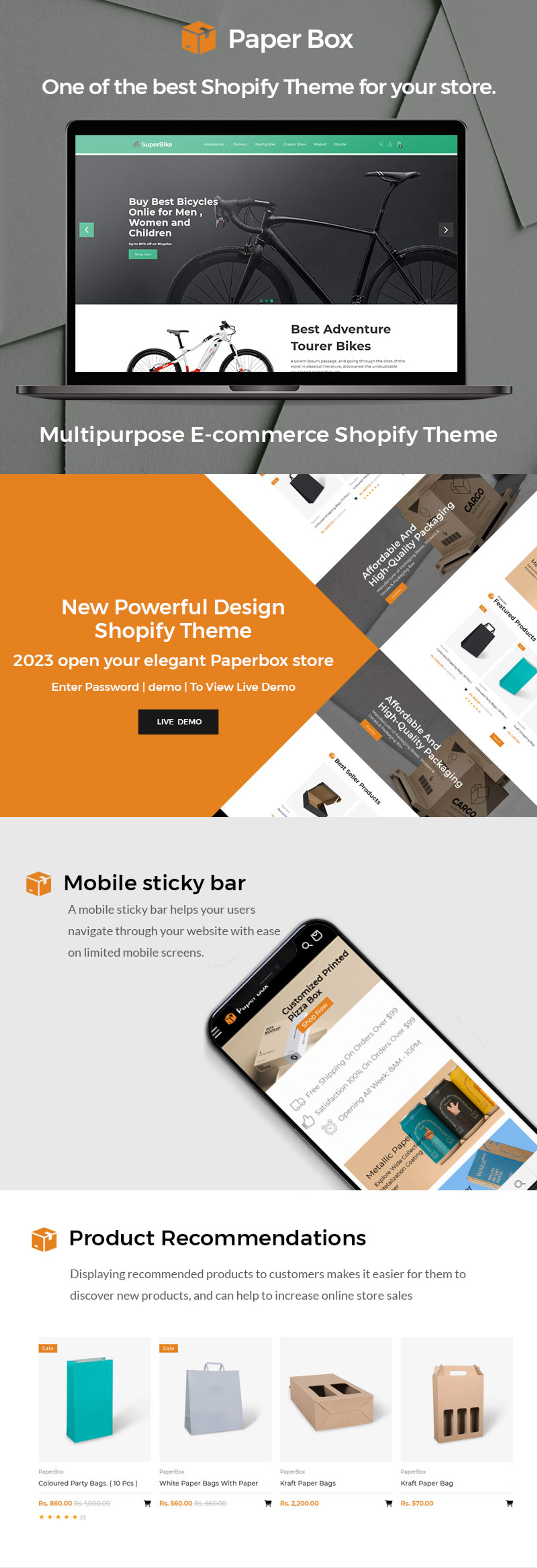 Paperbox Printing - Krafted Paper Book Shopify OS 2.0 Theme