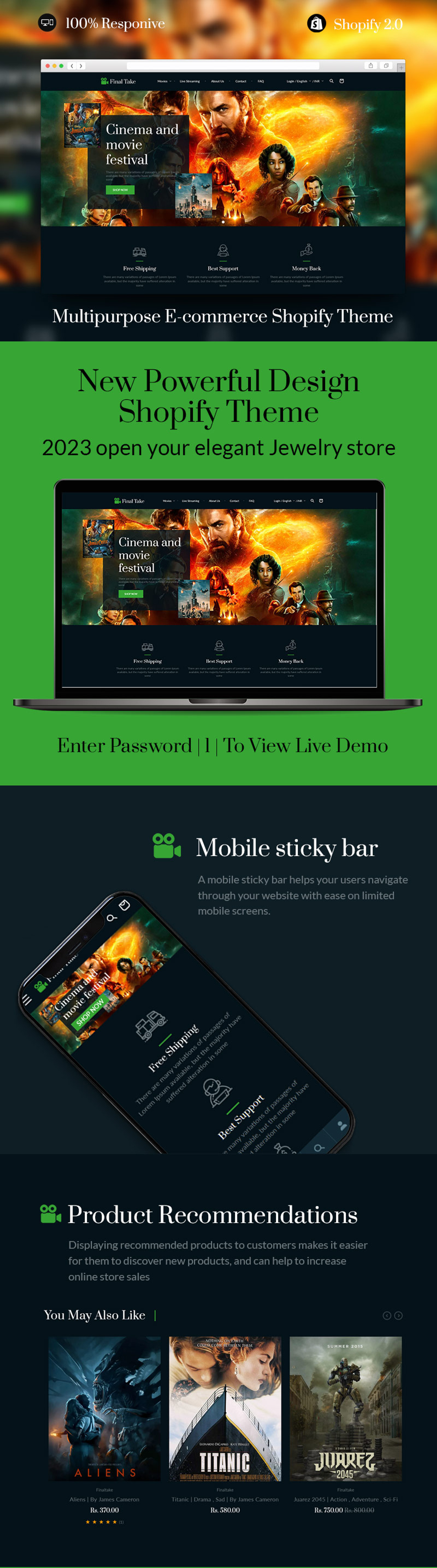 Final Take Digital Audio Video Movie Photo Shopify Theme