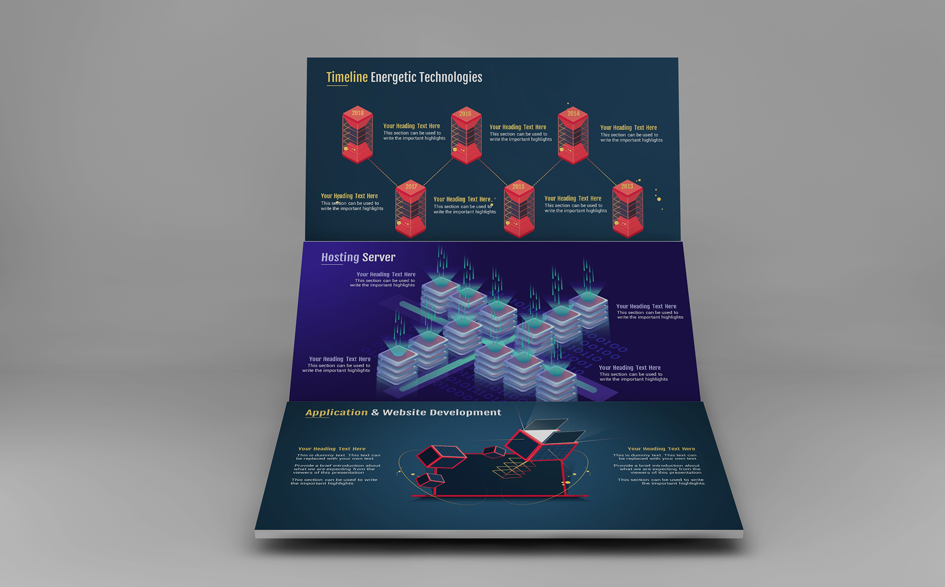 Smart Tech Tema PowerPoint №75698