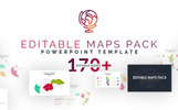 Editable Maps Pack PowerPoint Template #70293