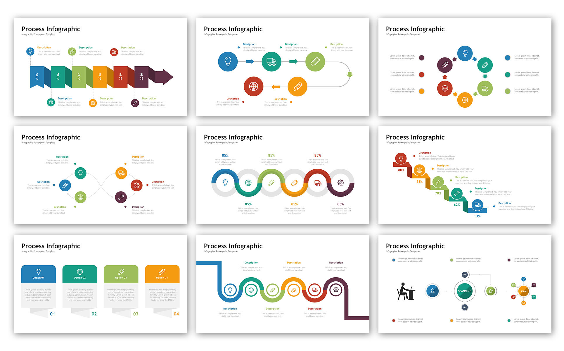 Process Template Powerpoint Free Printable Templates