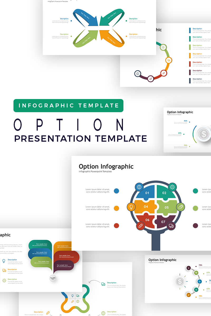 Option Presentation - Infographic PowerPoint Template #73841