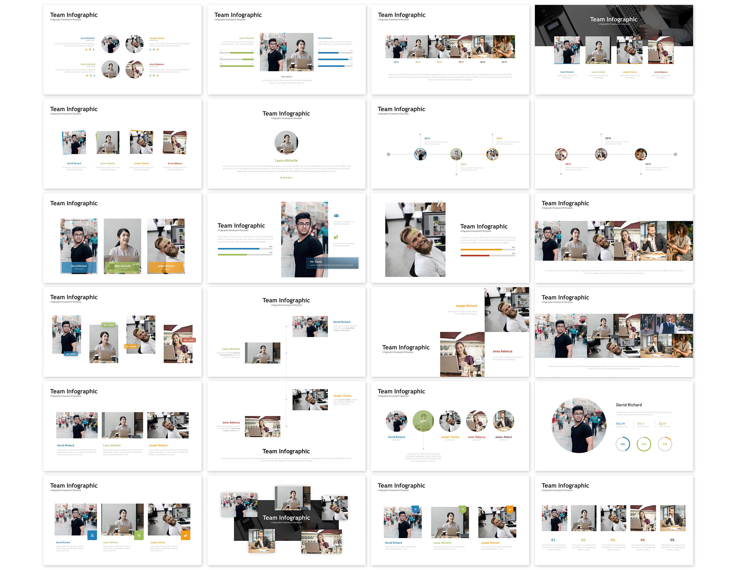 Teams Placeholder Presentation - Infographic PowerPoint Template #79168