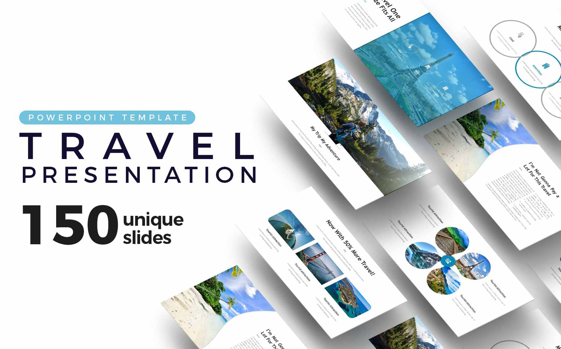 Enjoy Your Trip Presentation PowerPoint Template #82507
