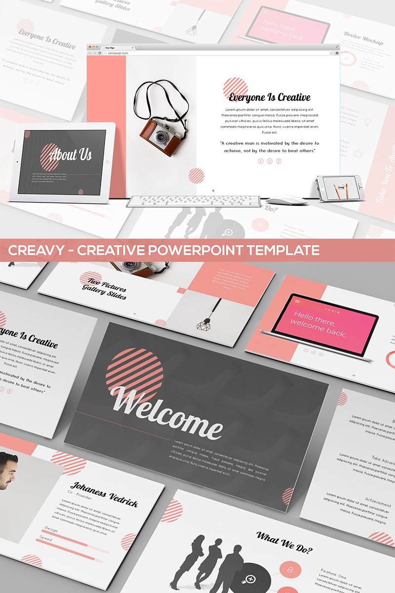 Creavy - Creative PowerPoint Template #81987