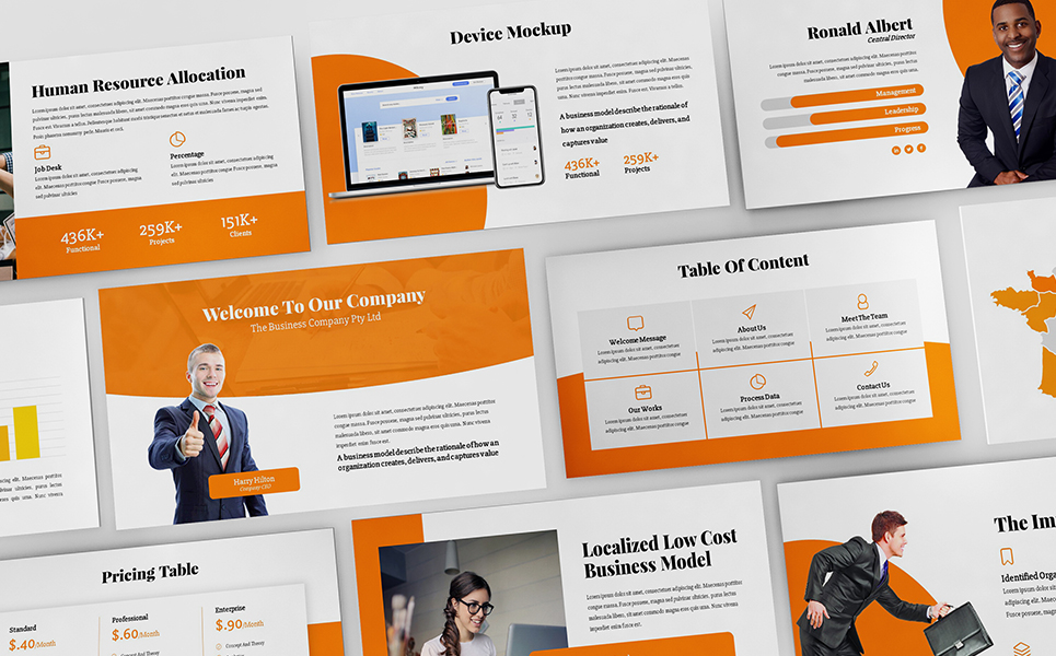 Huis PowerPoint Template #82080
